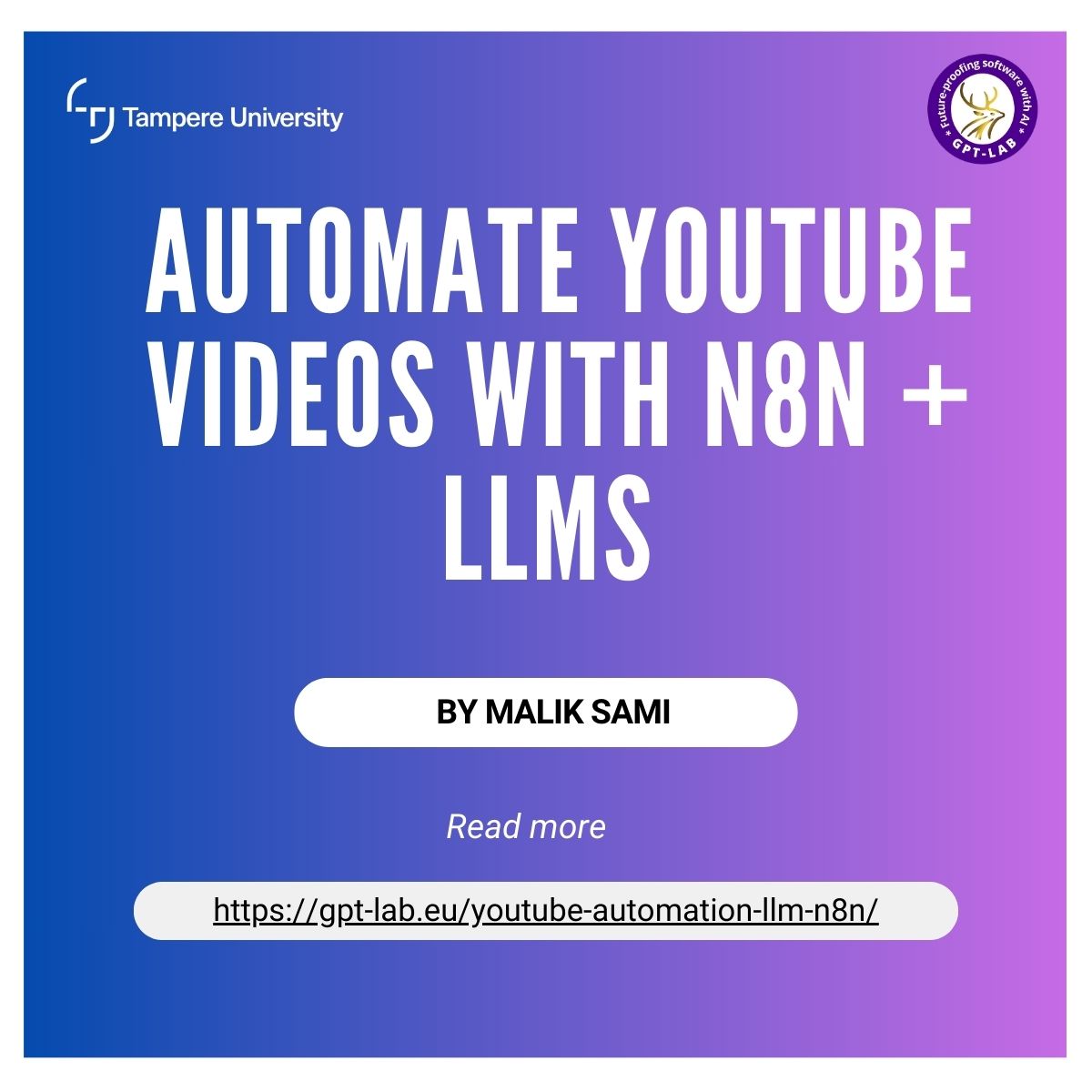 Automating YouTube Content with n8n and LLMs - GPT-Lab